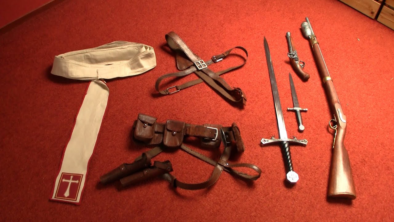 Shay costume (ACR): sash, belts & weapons tutorial - YouTube