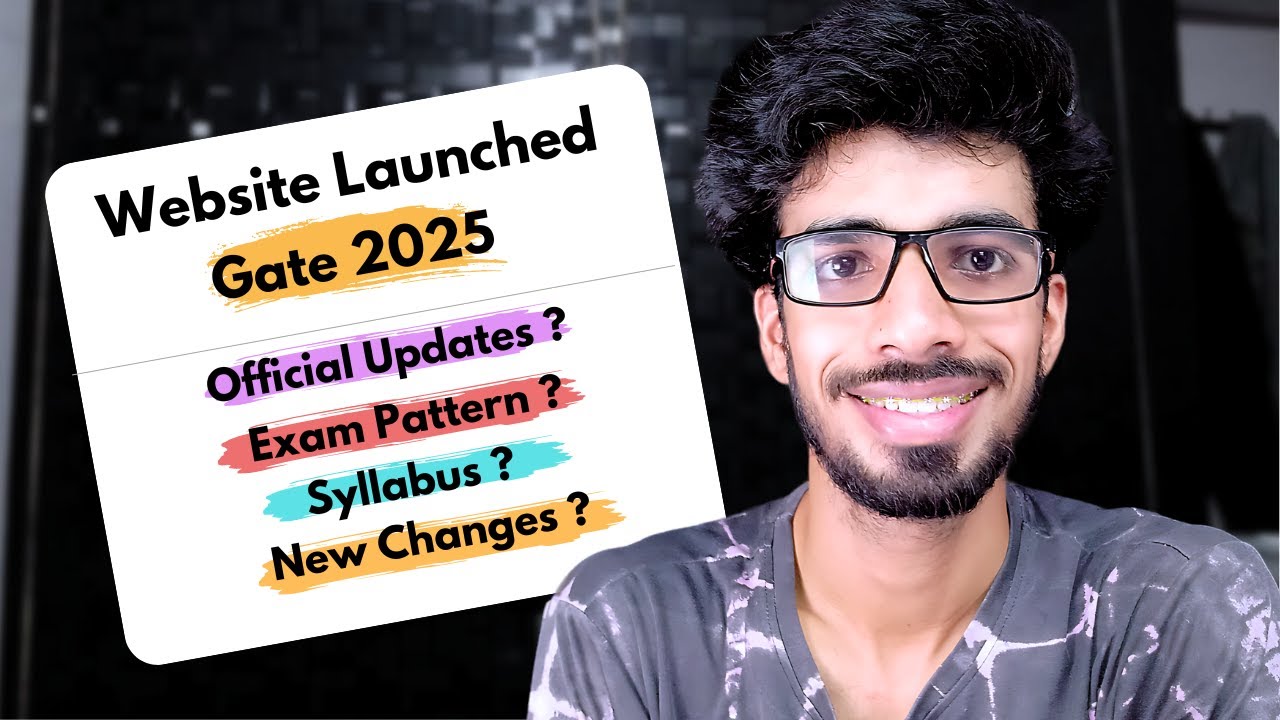 GATE 2025 Official Website Launch | Changes, Eligibility, Syllabus ...