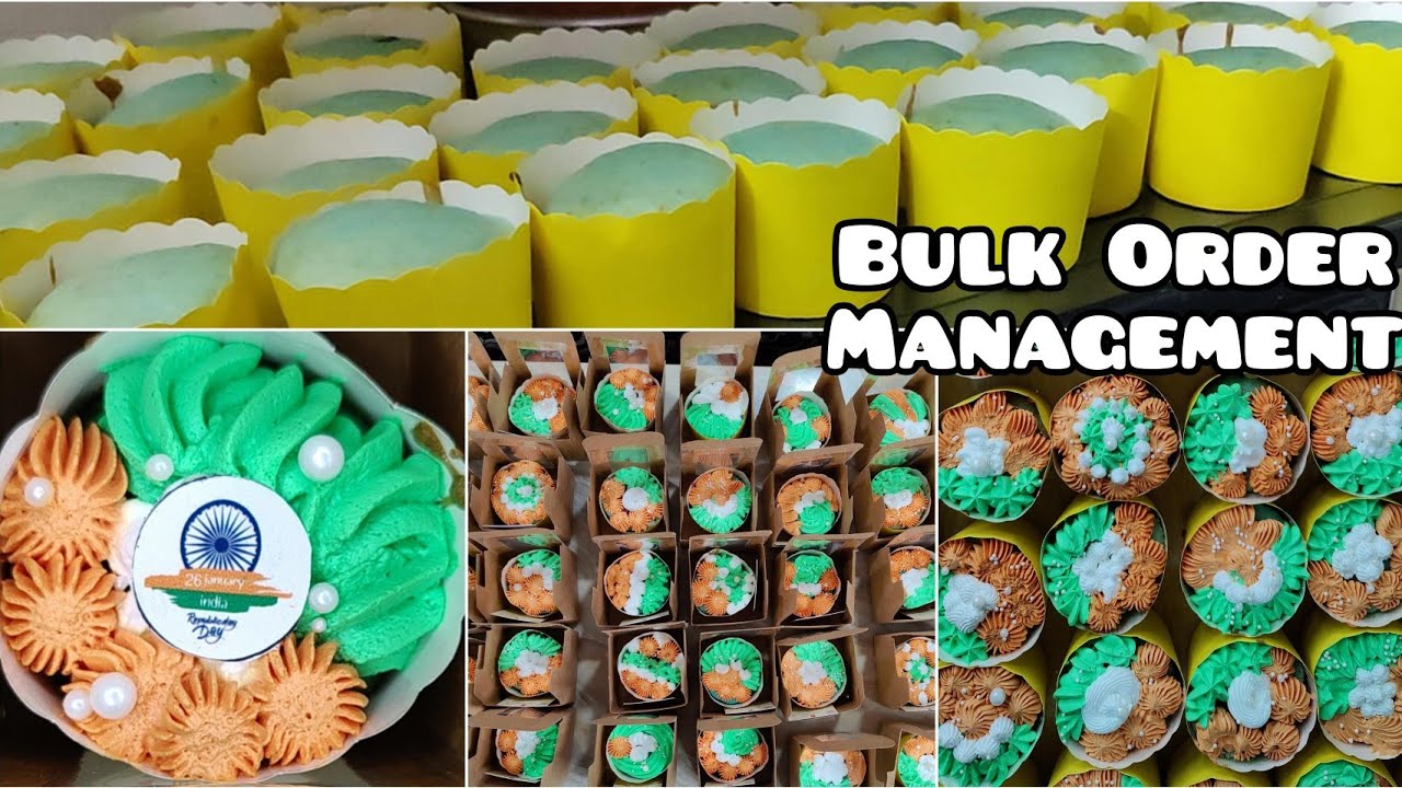 Bake Manage Bulk Cupcake Order as a Homemaker/ Baker | Republic Day ...