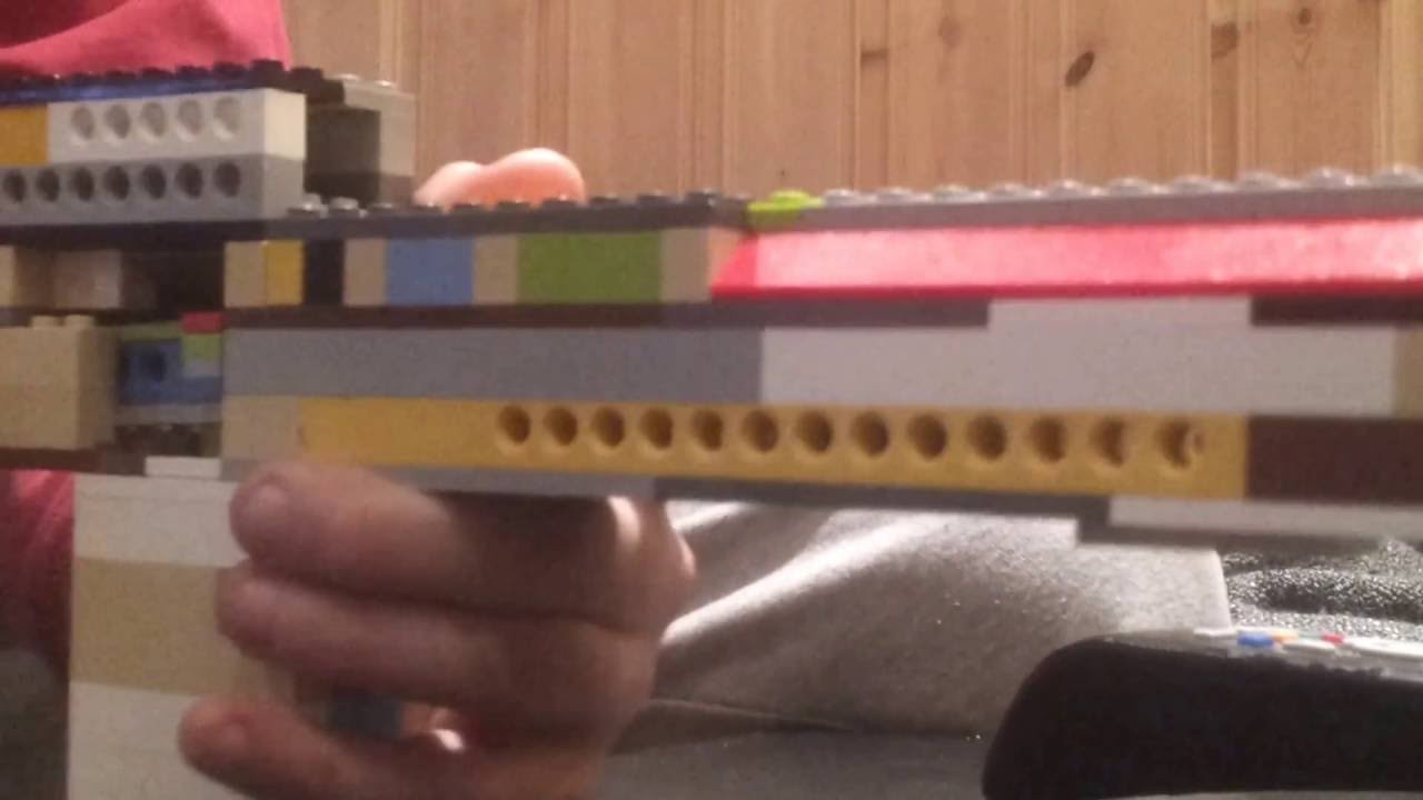 My first lego shell ejecting gun - YouTube