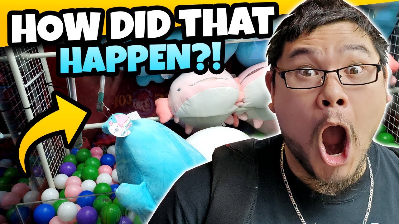 WHAT JUST HAPPEN? TONS of GIANT Plush Wins at Round 1 Deca Crane Claw ...