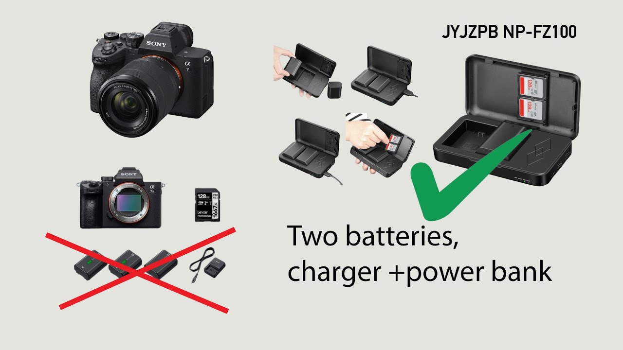 Jyjzpb Battery Replacement 2-Pack NP-FZ100 Replacement Battery ...