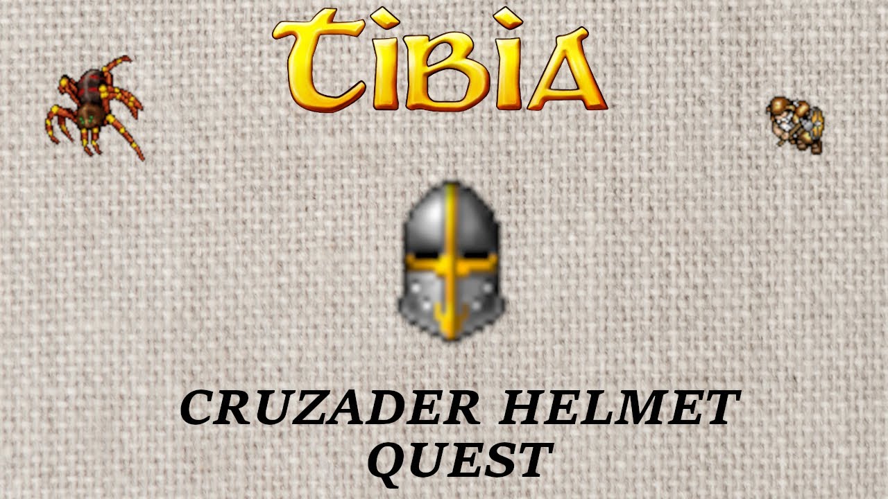 Tibia: Cruzader Helmet Quest | level 40 | Free Account - YouTube