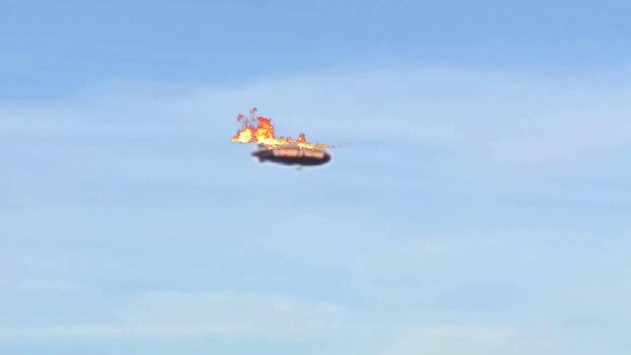 Breaking News: Goodyear Blimp Blows Up! - YouTube