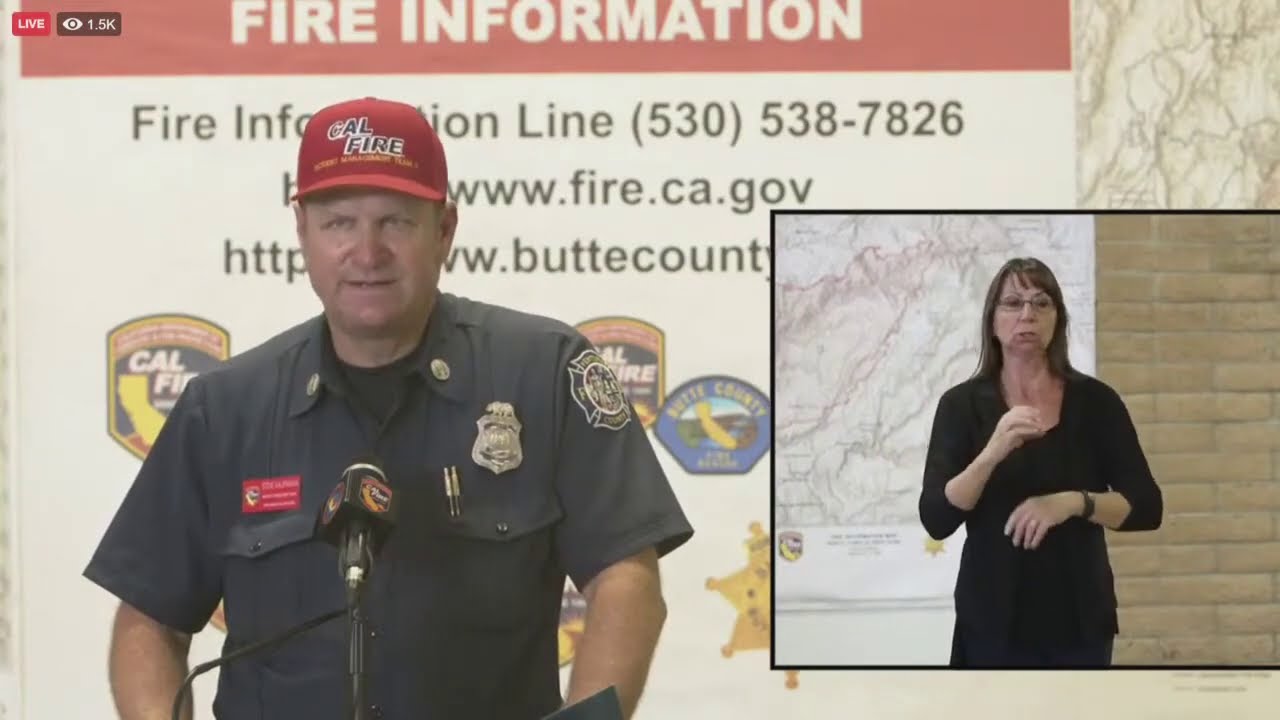 California Wildfires | Butte County Fire Department update, September ...