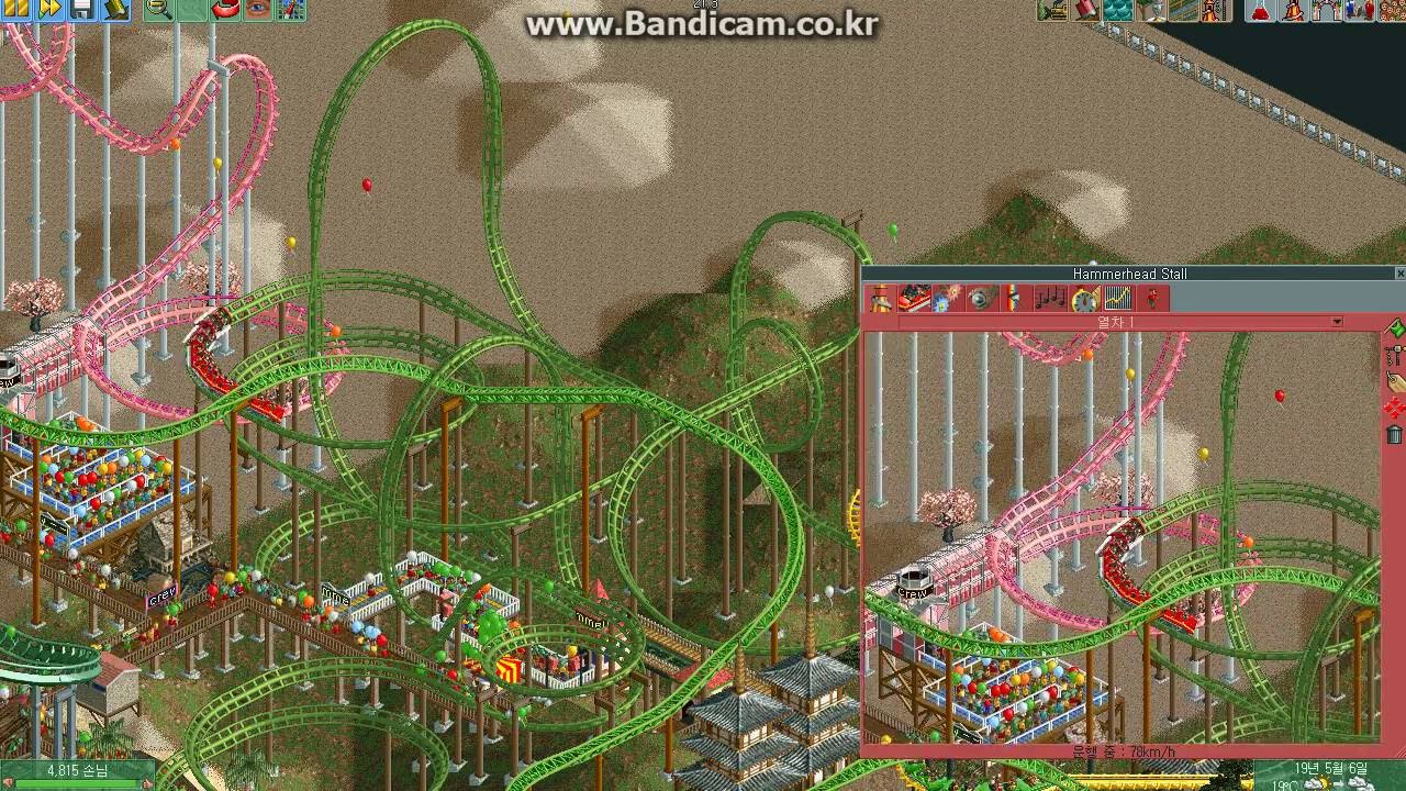 OpenRCT2 LIM Launched Roller Coaster - YouTube