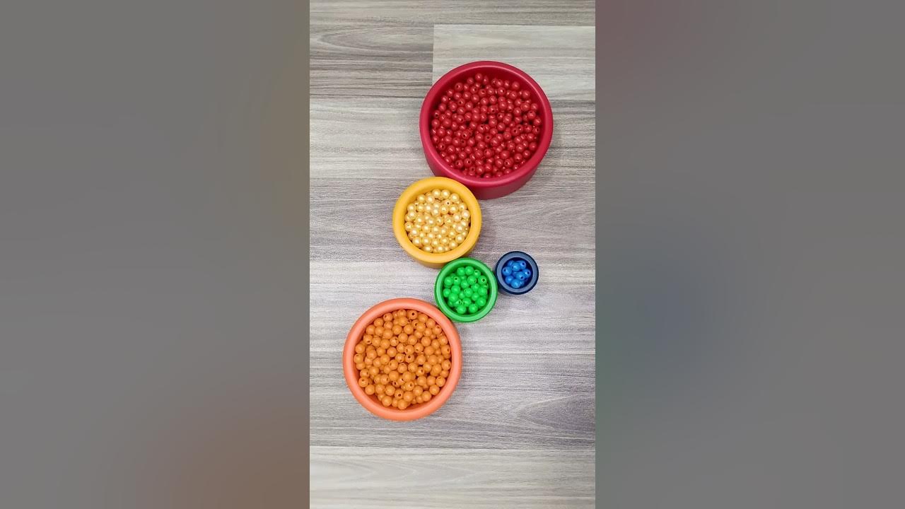 Colorful Sorting Beads Asmr Video - YouTube