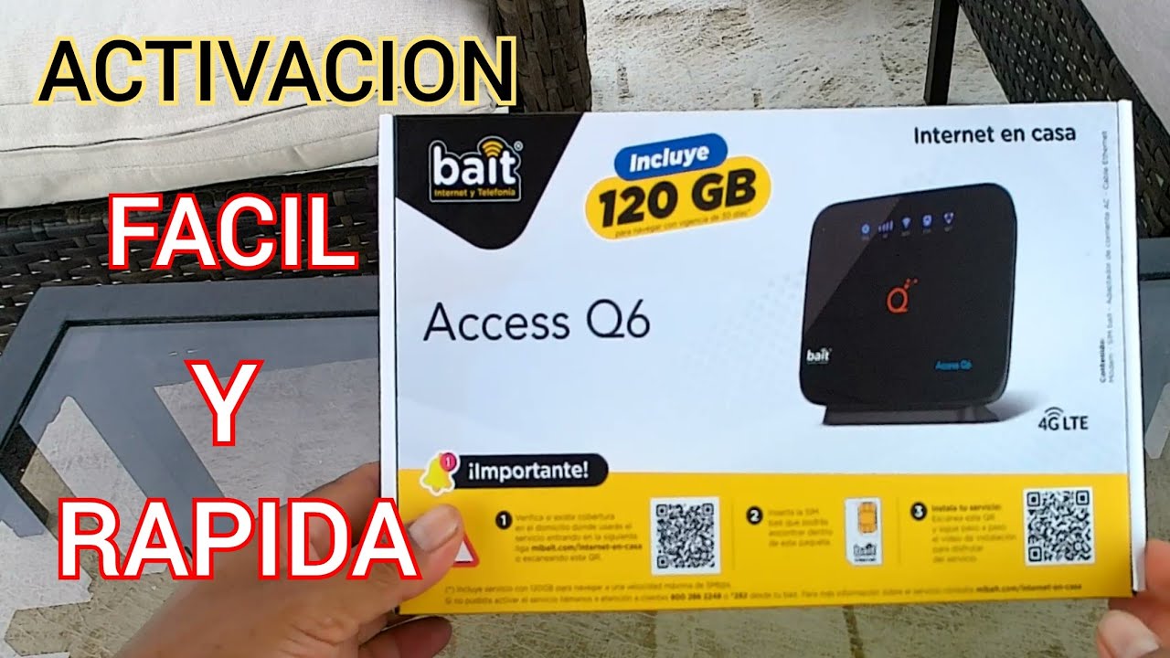 BAIT- Internet en casa, activacion facil y rapido!! 2023 - YouTube