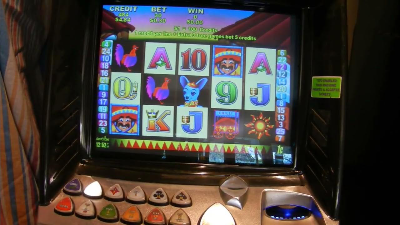 Aristocrat Mk6 Xp Xcite More Chilli Video Slot Machine - YouTube