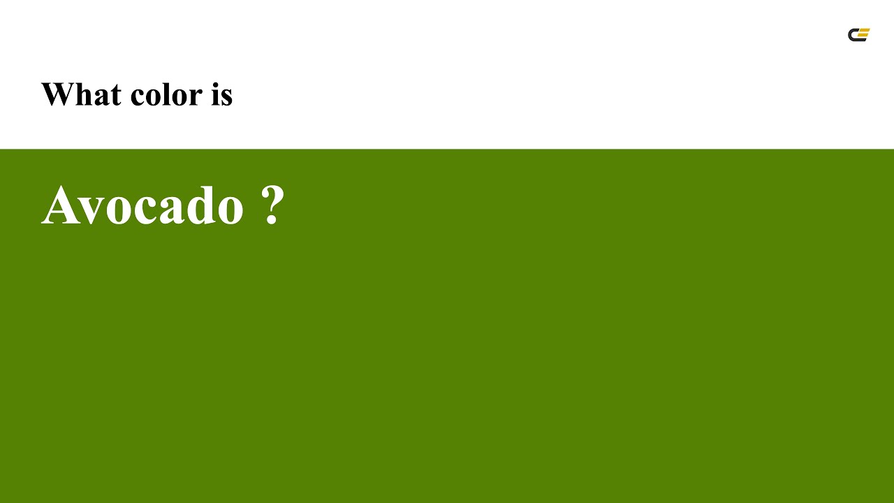 Avocado color #568203 hex color - Green color - Cool color 568203 - YouTube