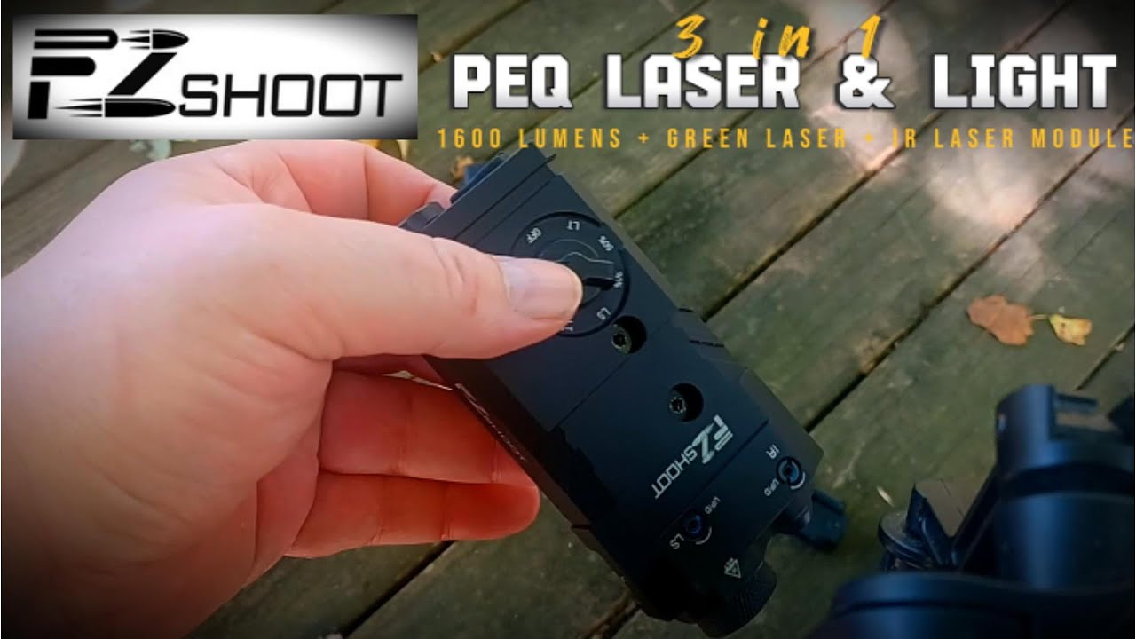 EZShoot 3 in 1 PEQ Laser Aiming Module - YouTube