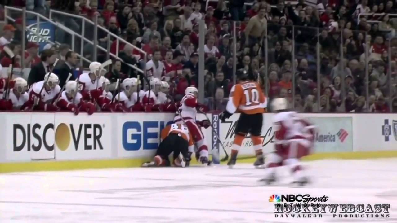 Top Niklas Kronwall Hit (HD) - YouTube