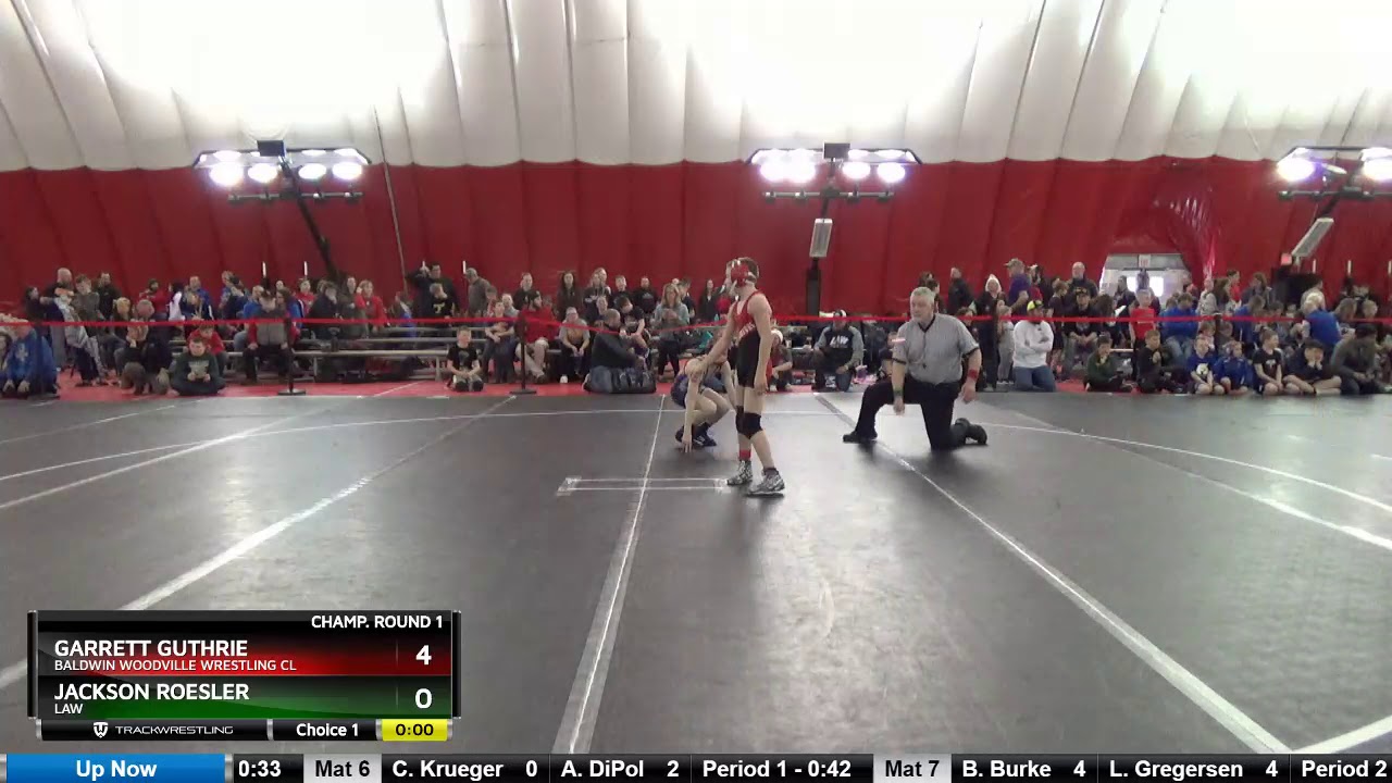 12U 86 Garrett Guthrie Baldwin Woodville Wrestling Cl Vs Jackson ...