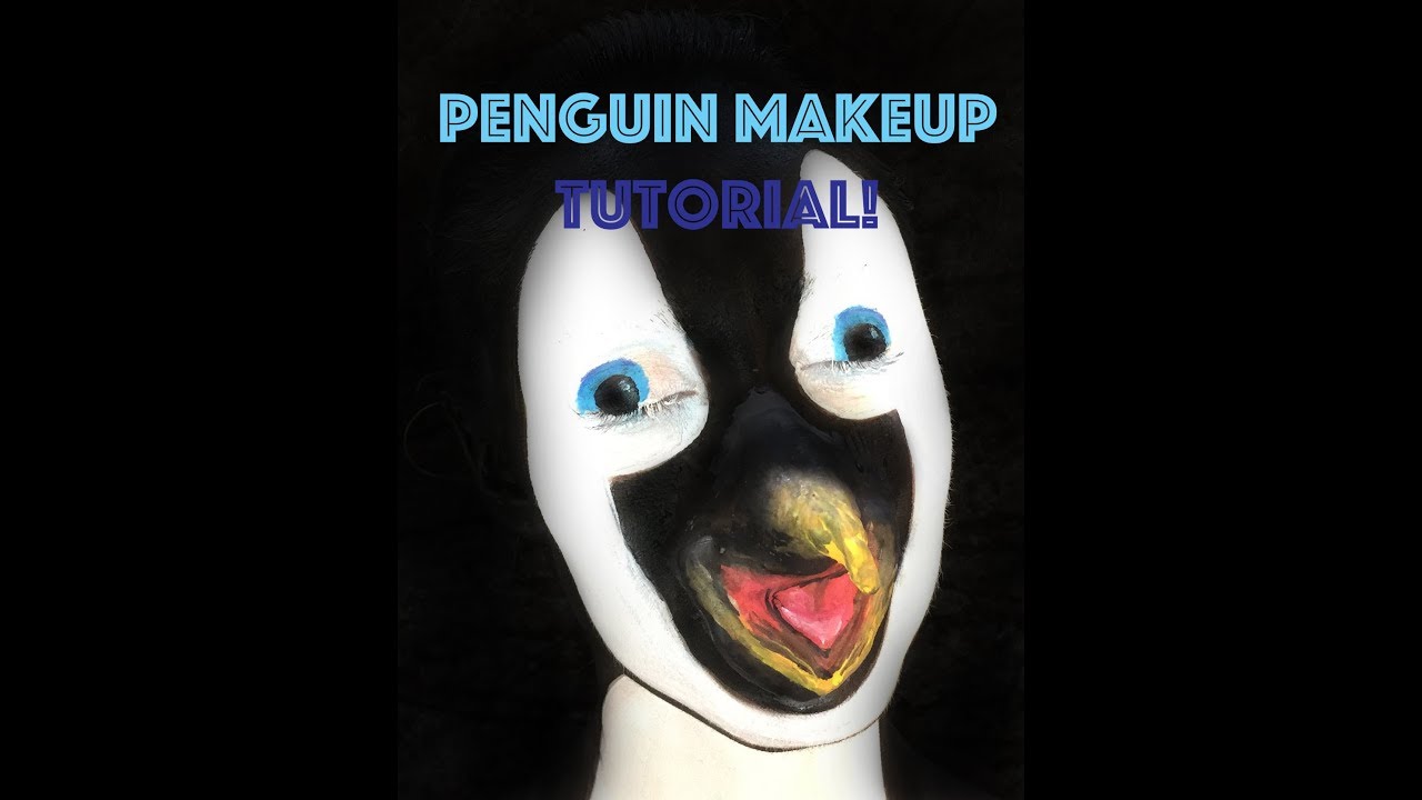 Penguin Makeup Tutorial - YouTube