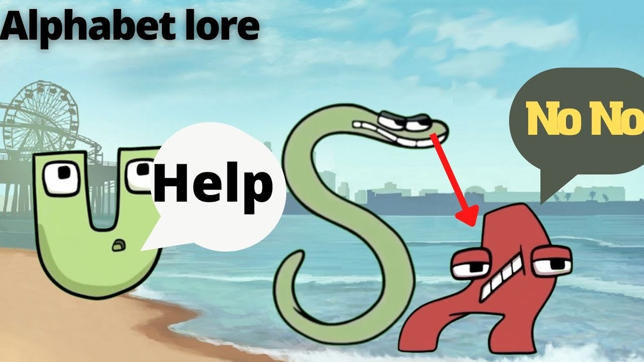 Alphabet lore in USA animation - YouTube