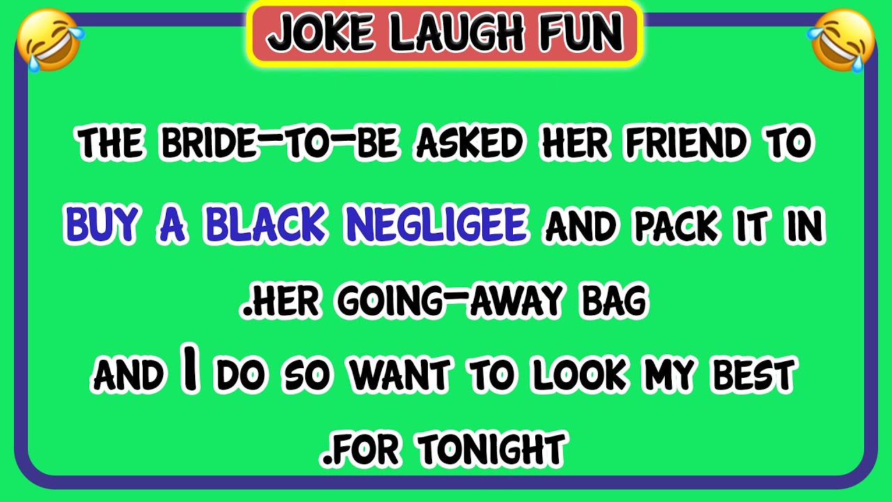 FUNNY JOKE BRIDE |SHE ASKED HER FRIEND TO NEGLIGEE - YouTube