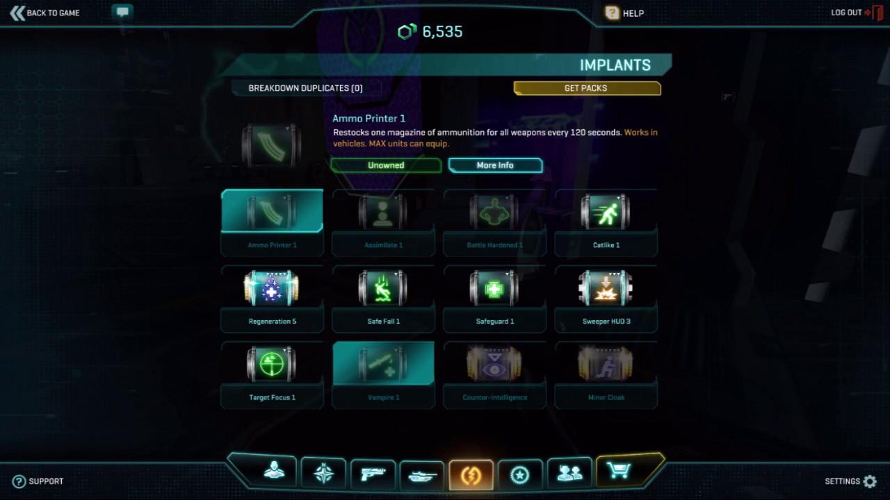 Planetside 2- "The New Implant System" [March 30, 2017 Update] - YouTube