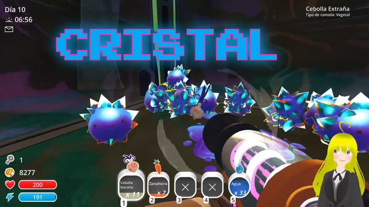 3 nuevos slimes: Slime Búm, Rad y Cristal, slime rancher, parte 4 - YouTube