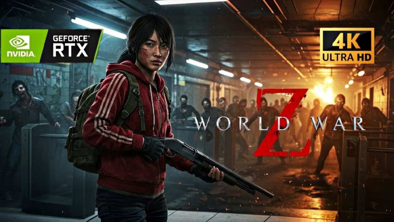 INSANE ZOMBIE WAVES! Escaping NYC in World War Z: The Descent! | RTX ON ...