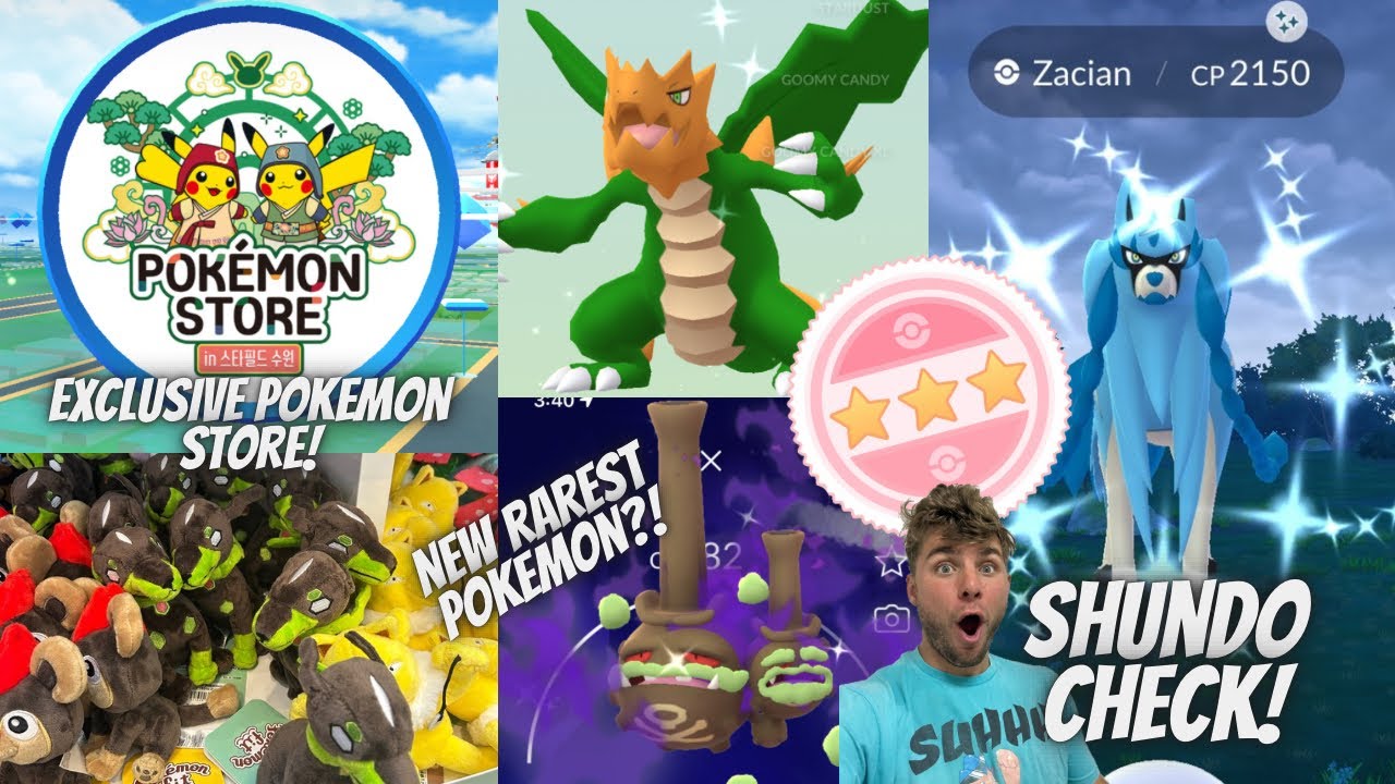 Shundo Zacian Check! Exclusive Pokemon Store and New Rarest Pokemon in ...