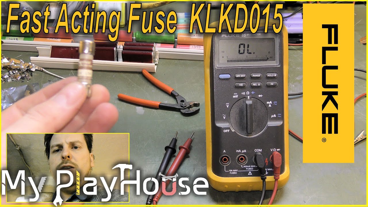 Replacing Fast Acting Fuse (KLKD015) in Fluke 83,85,87 - 295 - YouTube
