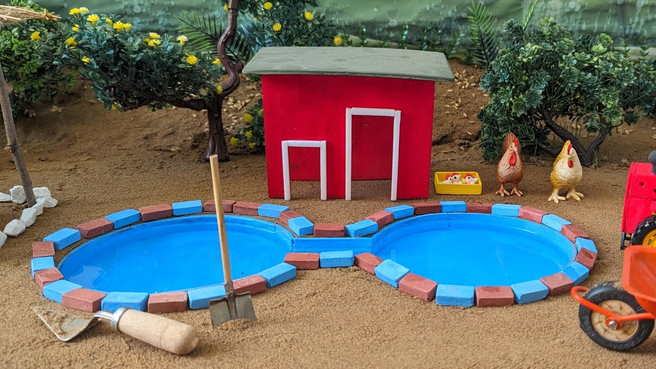 Top BEST Mini Farm: DIY Project with Water Integration | cow | Sandbox ...