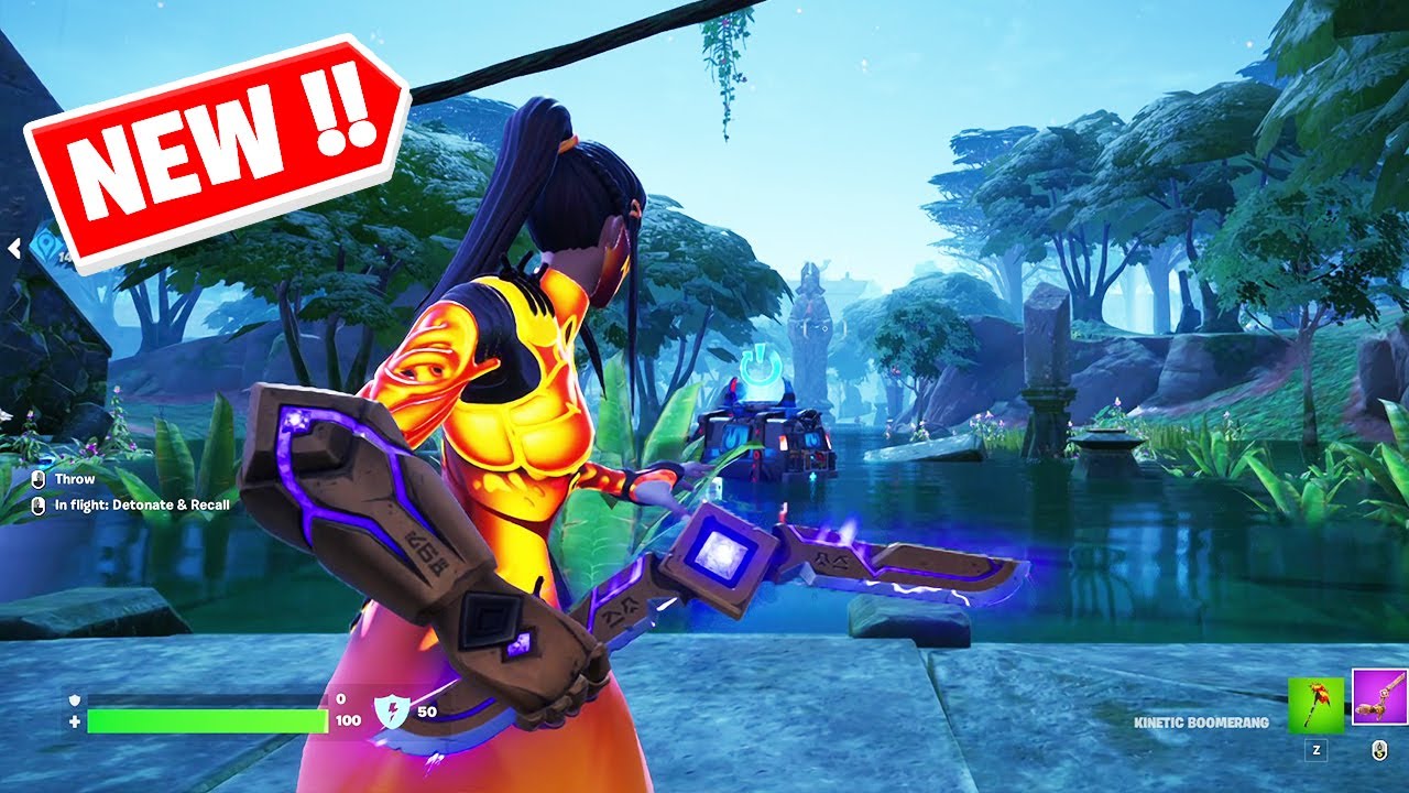 Where to Find KINETIC BOOMERANG in Fortnite Chapter 4 Season 3 ...