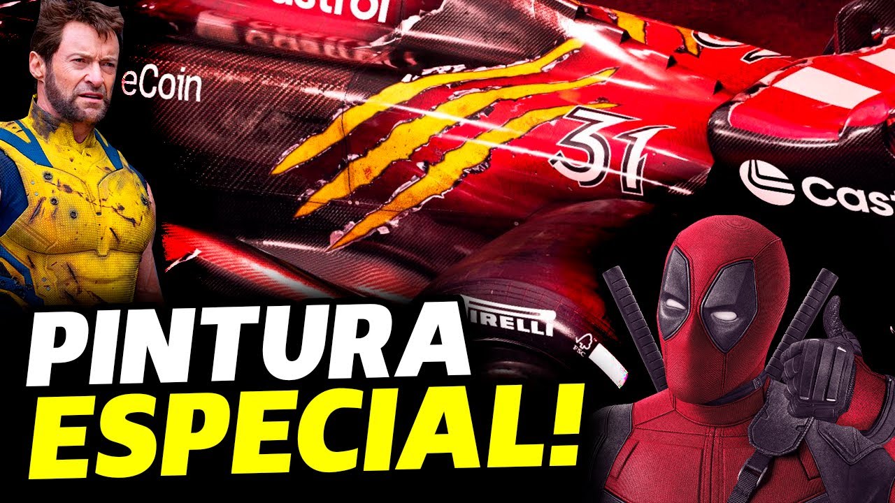 🚨ALPINE LANÇA PINTURA INCRÍVEL "'DEADPOOL & WOLVERINE' | GP DA BÉLGICA ...