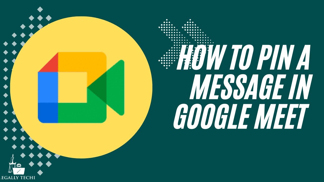 Google Meet for Law Firms | How to Pin Message in Google Meet - YouTube