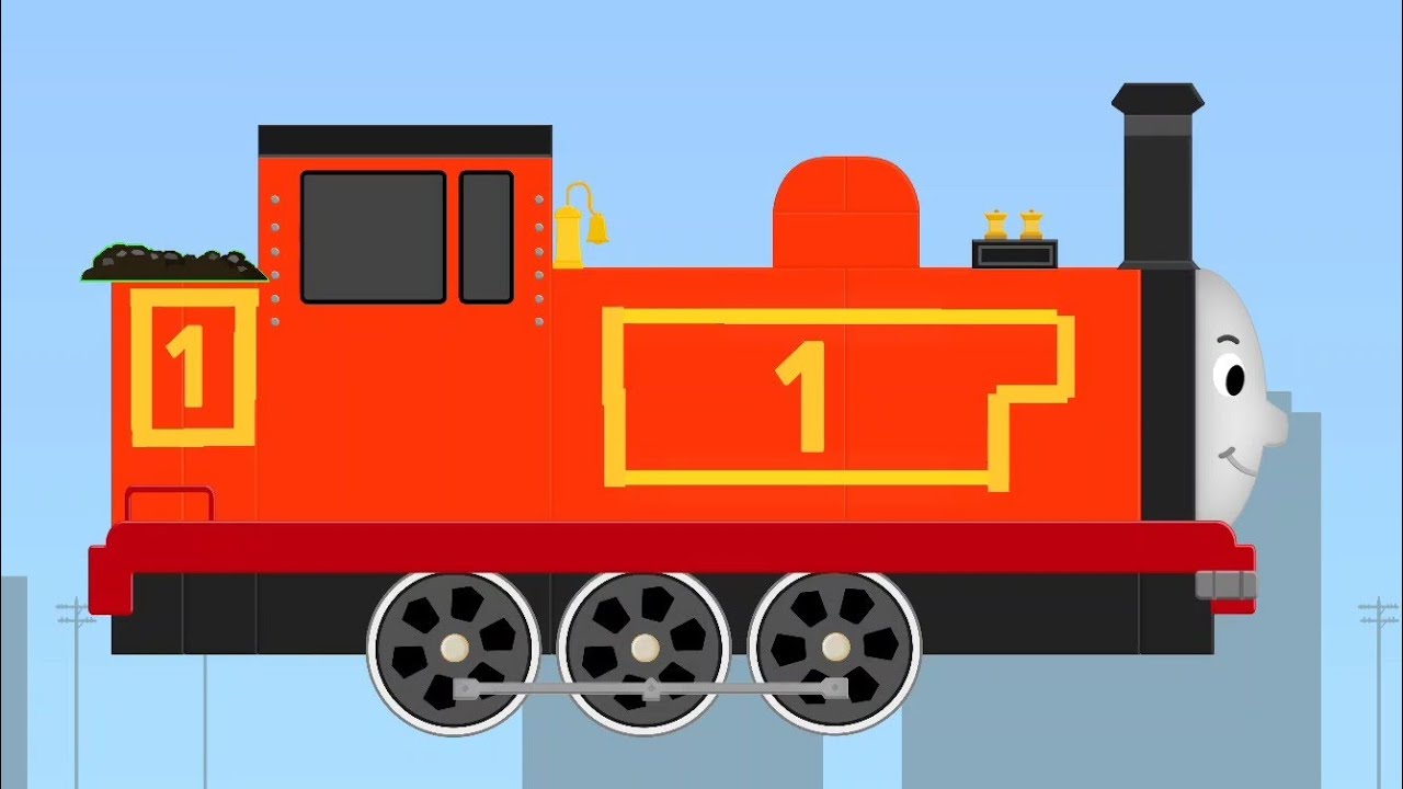 Labo Brick Train #1044 Red Thomas Train - YouTube