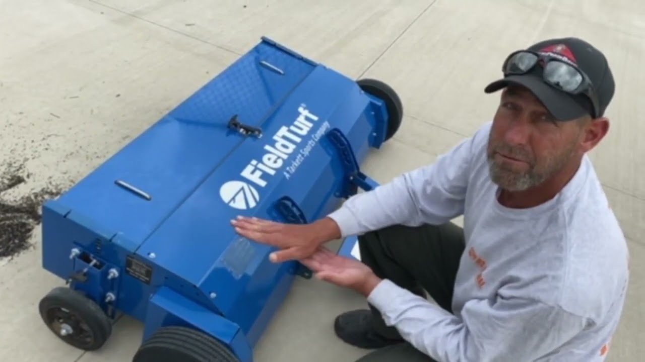 FieldTurf SweepRight Maintenance Training - YouTube