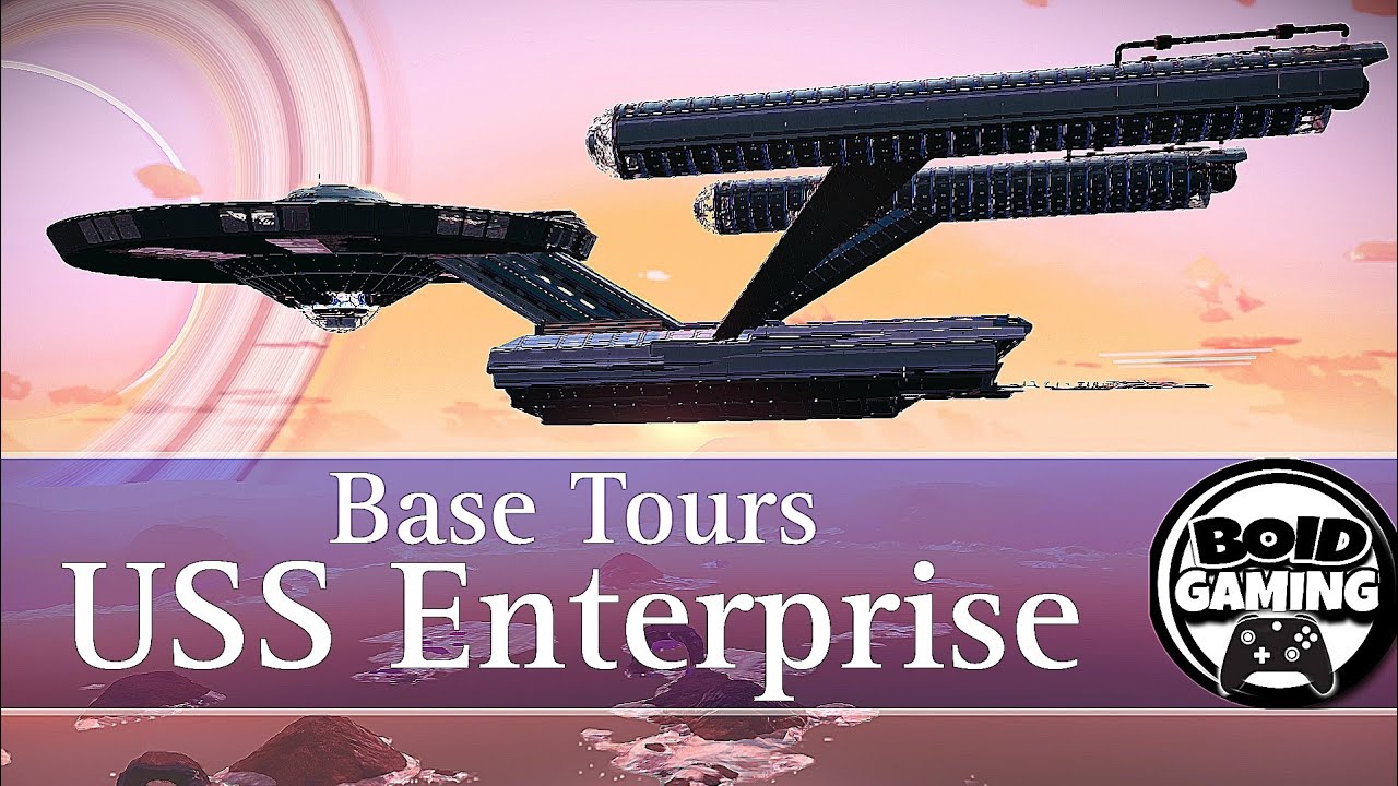 No Man's Sky 2024 Base Tours, USS Enterprise NCC 1701 By SyFiGuy - YouTube