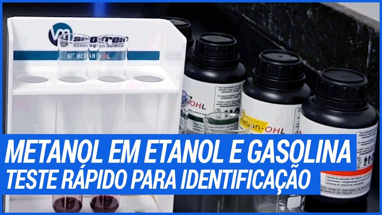 Identificação de Metanol em etanol e gasolina - Teste rápido - YouTube