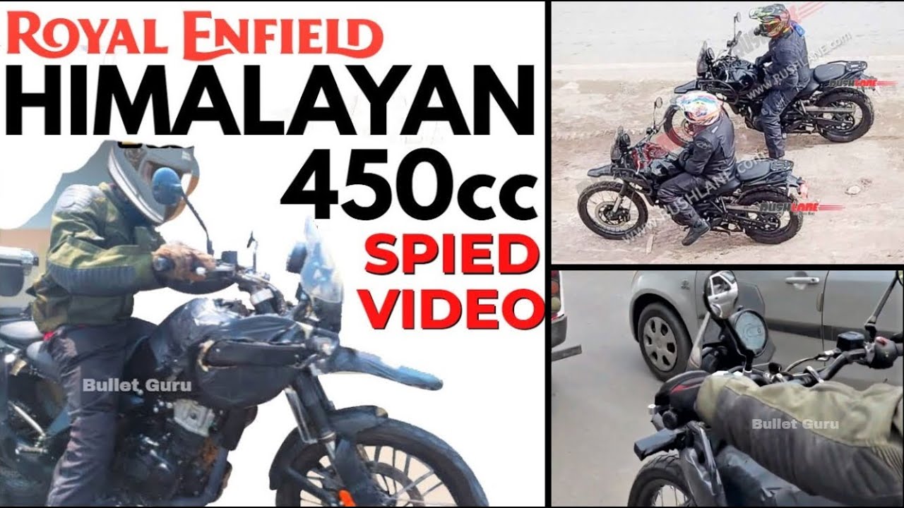 Himalayan 450 Spied with Digital Display - New Features Price & Launch ...
