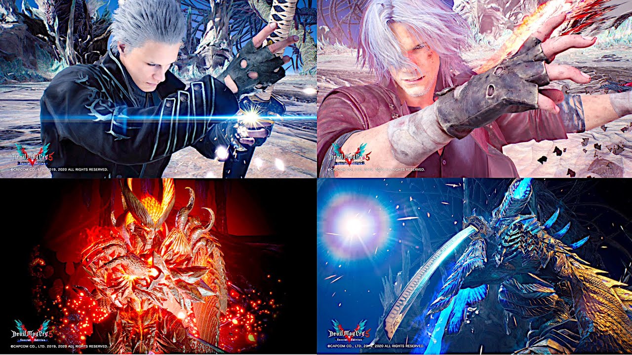 Devil May Cry 5SE Dante&Vergil Battle clip 2023 - YouTube