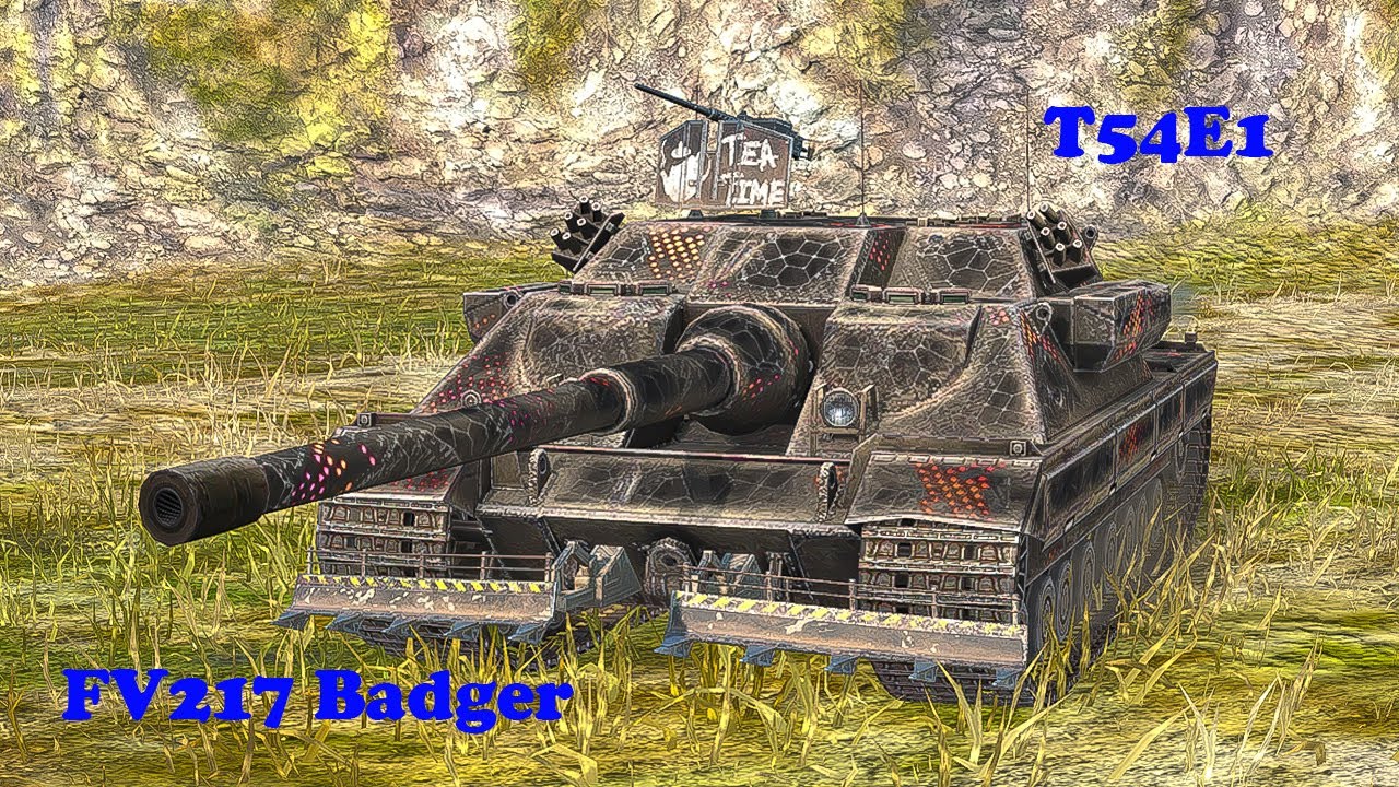 FV217 Badger T54E1 - WoT Blitz UZ Gaming - YouTube
