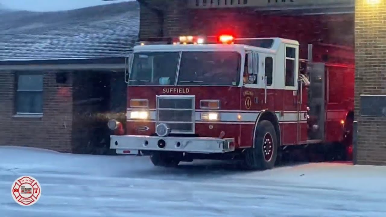 *Suffield, CT Engine 4 [RARE] & Thompsonville, CT T-5 (Chief ...