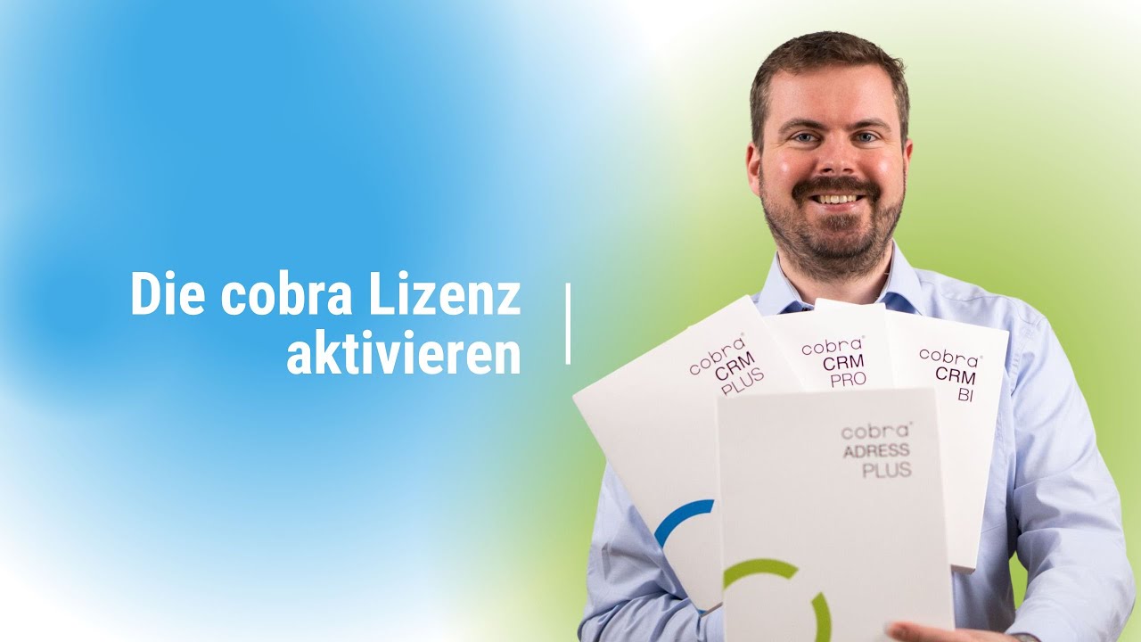 Wie aktiviert man die cobra ADRESS PLUS bzw. cobra CRM Lizenz? - YouTube