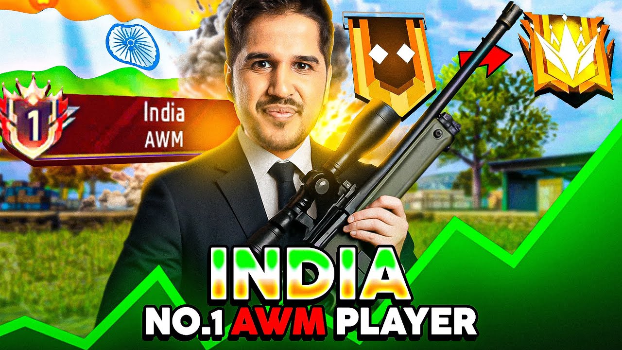 I Became INDIA No1 AWM Player 😱 - YouTube