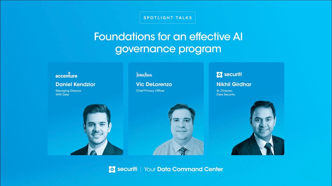AI Governance: The Foundations of Building an Effective Program - YouTube
