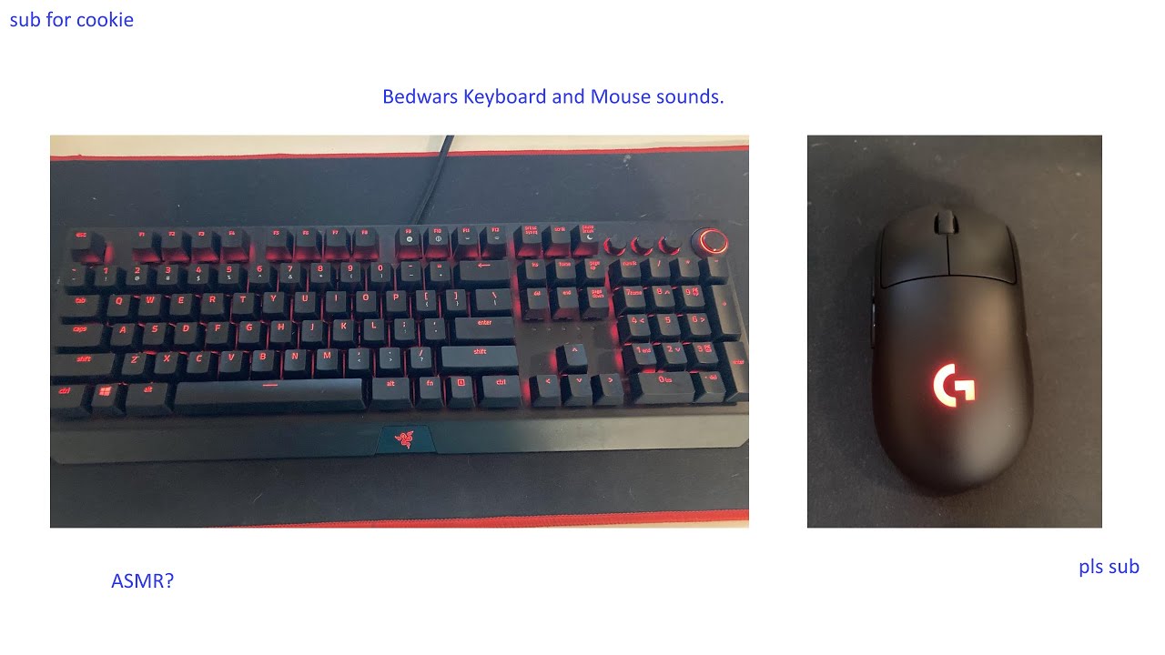 "Bedwars Keyboard and Mouse Sounds With Handcam" - YouTube