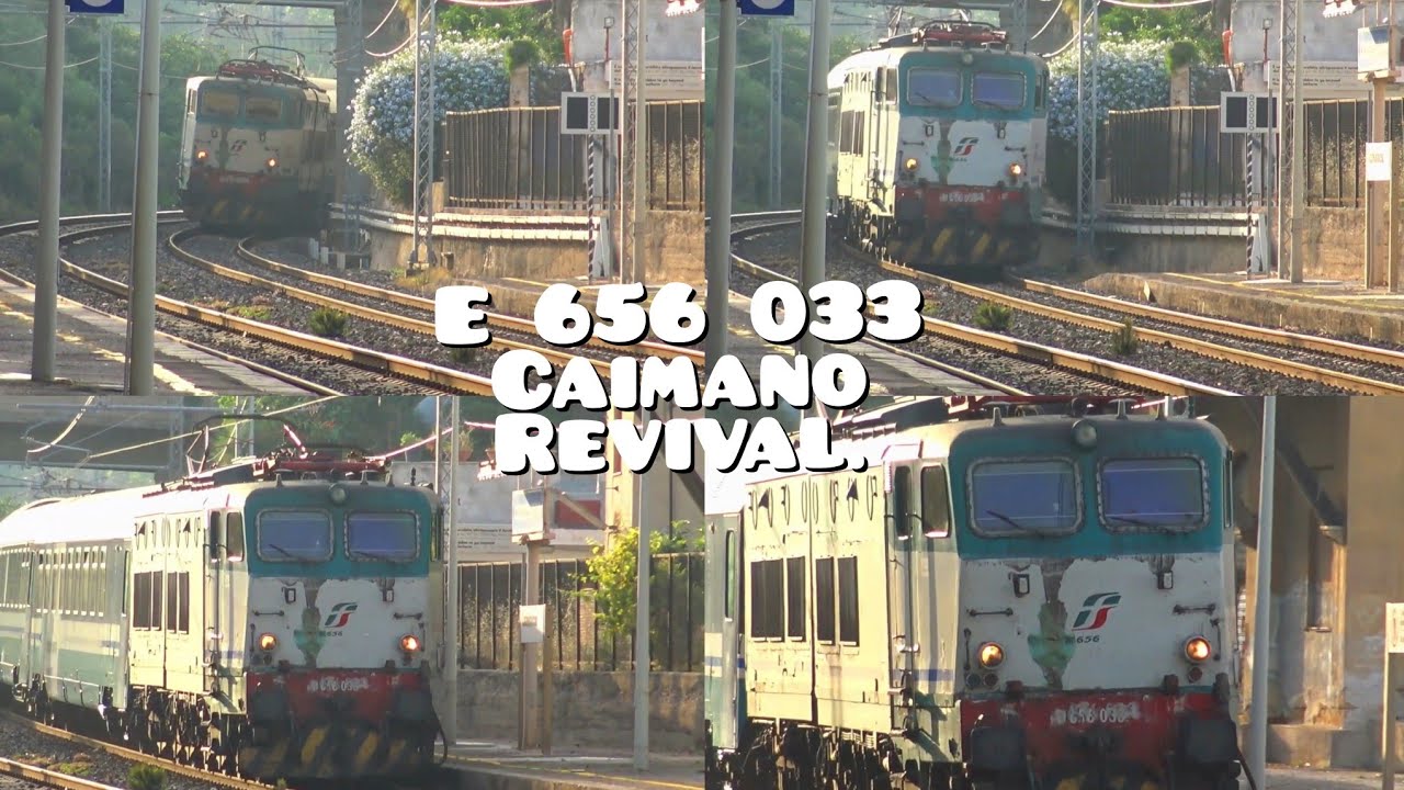 ⚠️ locomotiva E 656 033.Anno 2018 quando i caimani correvano sui binari italiani.⚠️ - YouTube