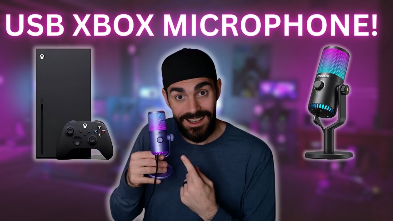 USB Microphone On XBOX! Maono DM30 Overview And Test. - YouTube