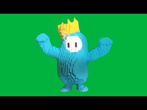 Lego Fall Guy Actually Falls Green Screen - YouTube