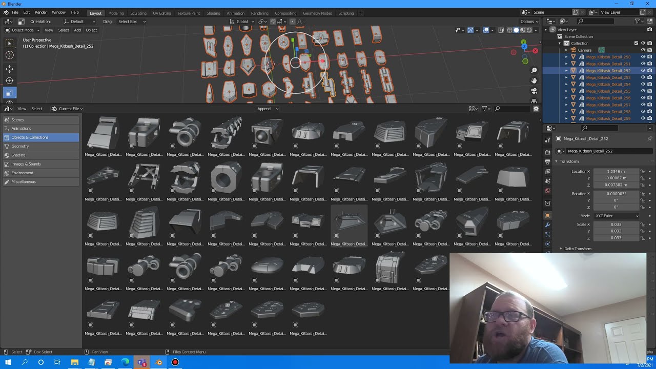 Blender Alpha 3.0 Asset Browser - Kitbasher's Dream! - YouTube