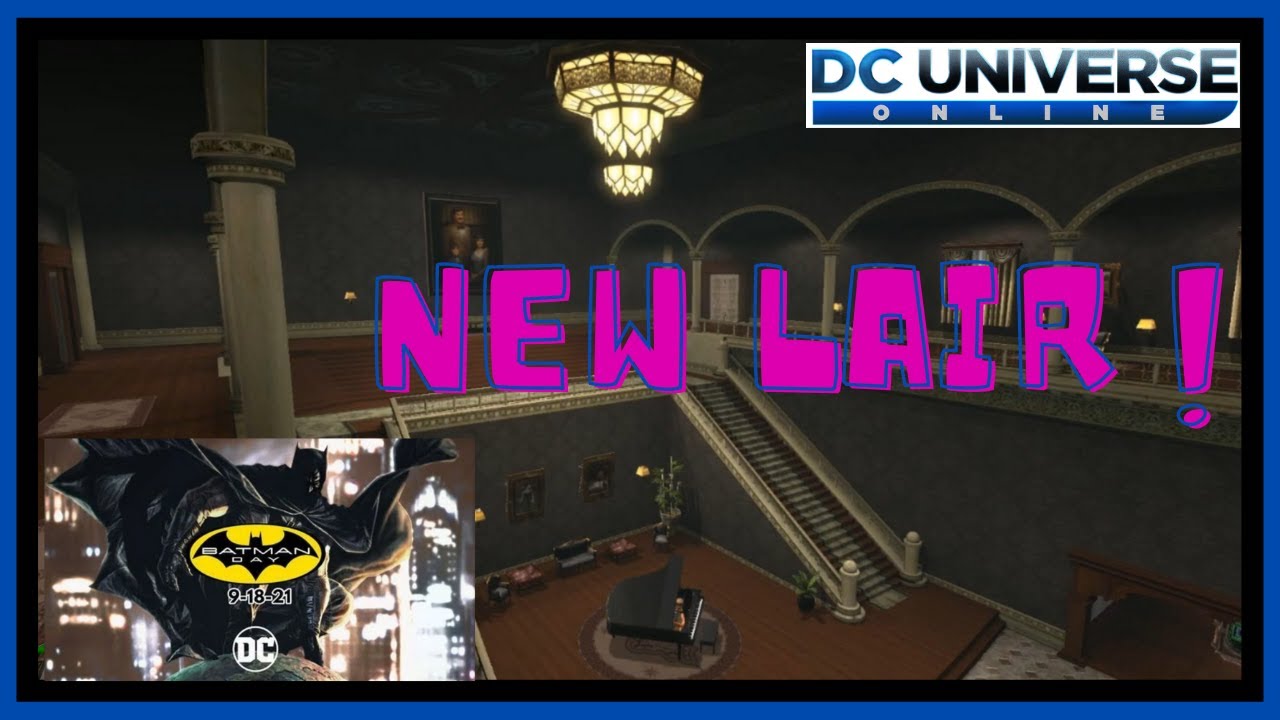 NEW Manor Lair / Base - Wayne Manor Inspired - DC Universe Online (DCUO ...