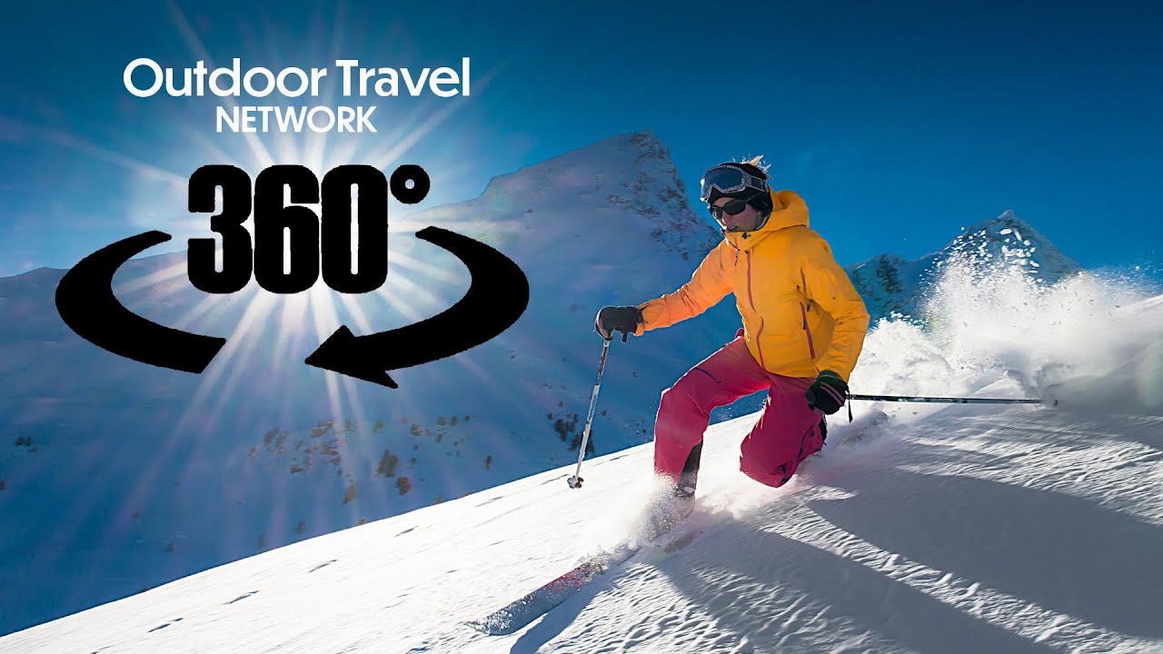 4K 360 VR | Utah Virtual Ski Trip - YouTube