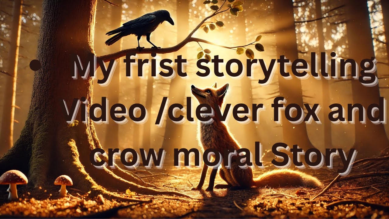 Clever Fox & Crow Moral Story | My First Storytelling | Tanu’s Creative ...