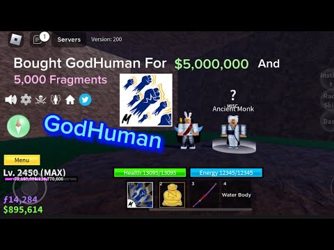 How To Get GodHuman // Blox Fruits - YouTube