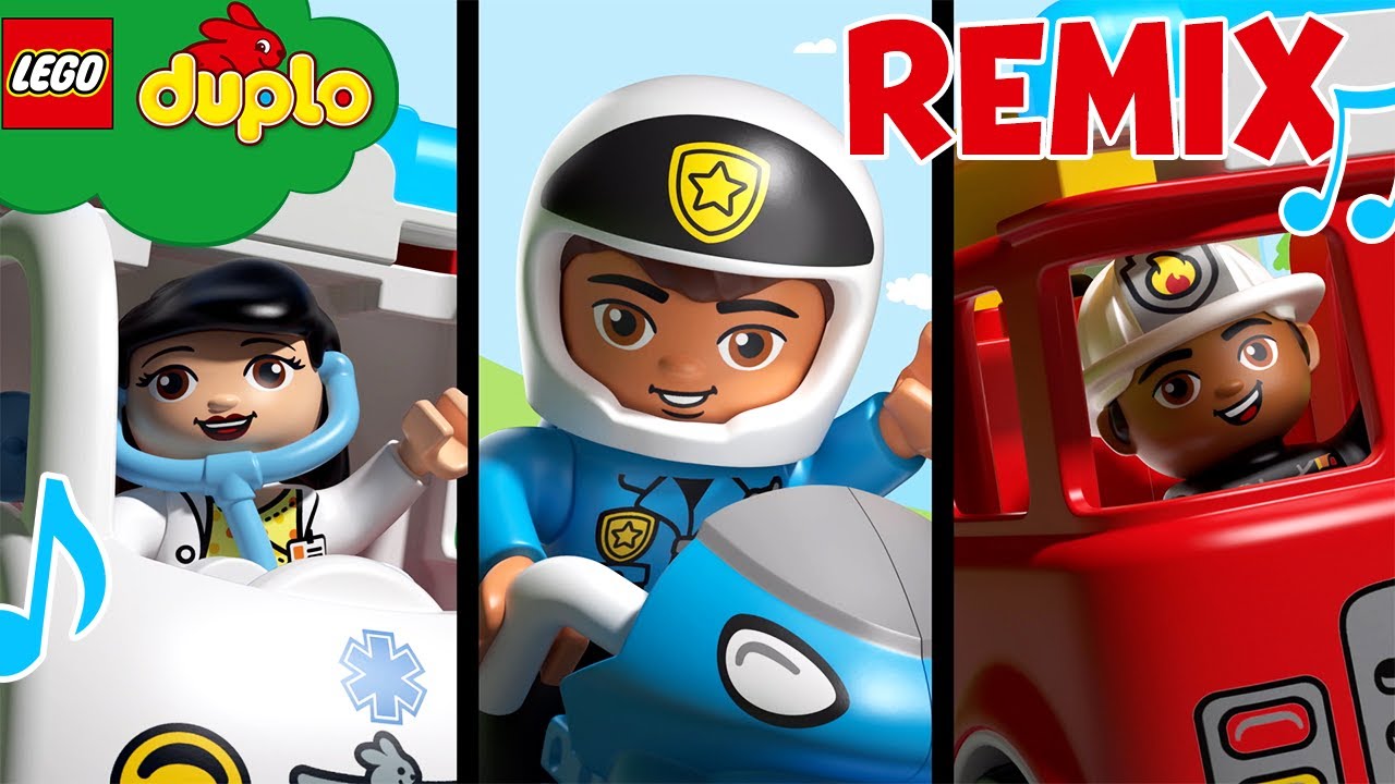 LEGO DUPLO - Hometown Heroes Dance Remix | Learn ABCs and 123s ...